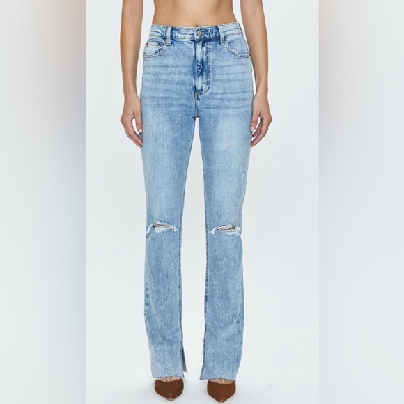 Jeans | Pistola Colleen High Rise Slim Boot Bay Distressed | Poshmark